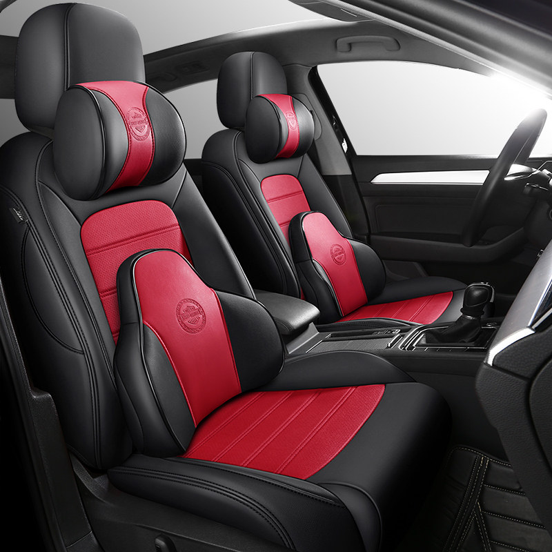 奔驰c260l坐垫e300l四季c200l真皮gla200全包300glc260l座套a200l_虎窝淘