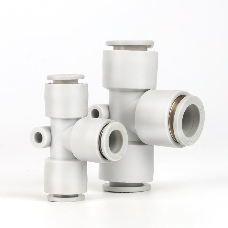 。T型三通接头KQ2T/KB2T04/06/08/10/12/16-00变径04-06 06-0810-_虎窝淘