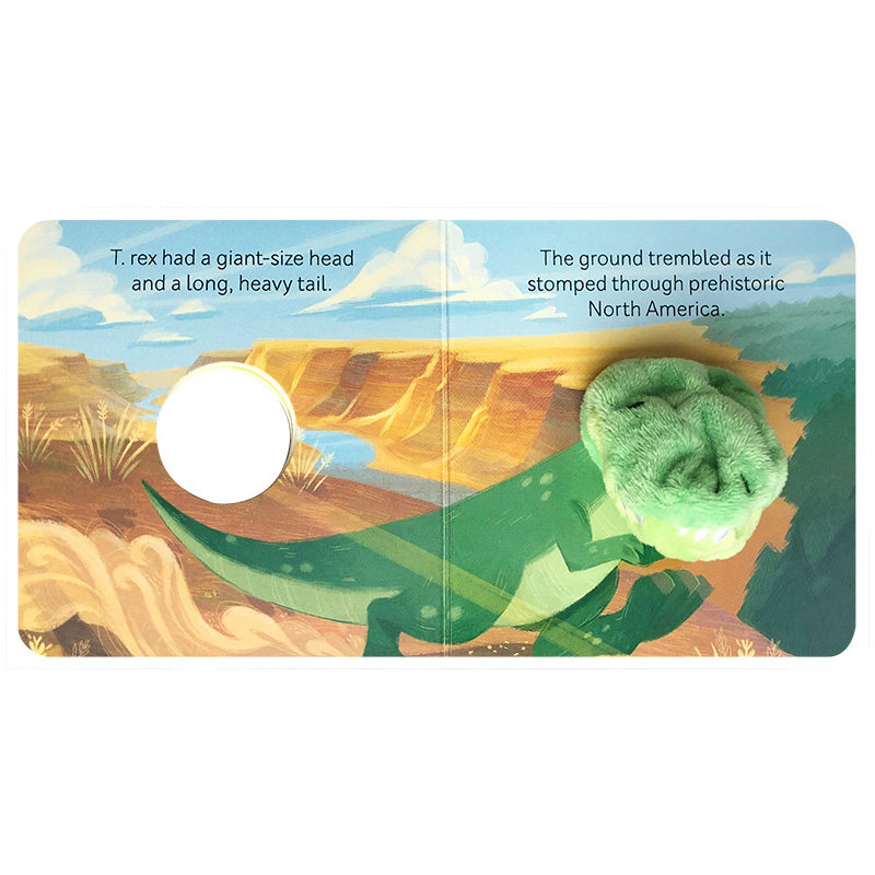 I am a T Rex我是一头霸王龙儿童书籍幼儿早教幼儿园启蒙宝宝书婴儿感官认知洞洞书英文原版绘本读物亲子互动手指偶书_虎窝淘