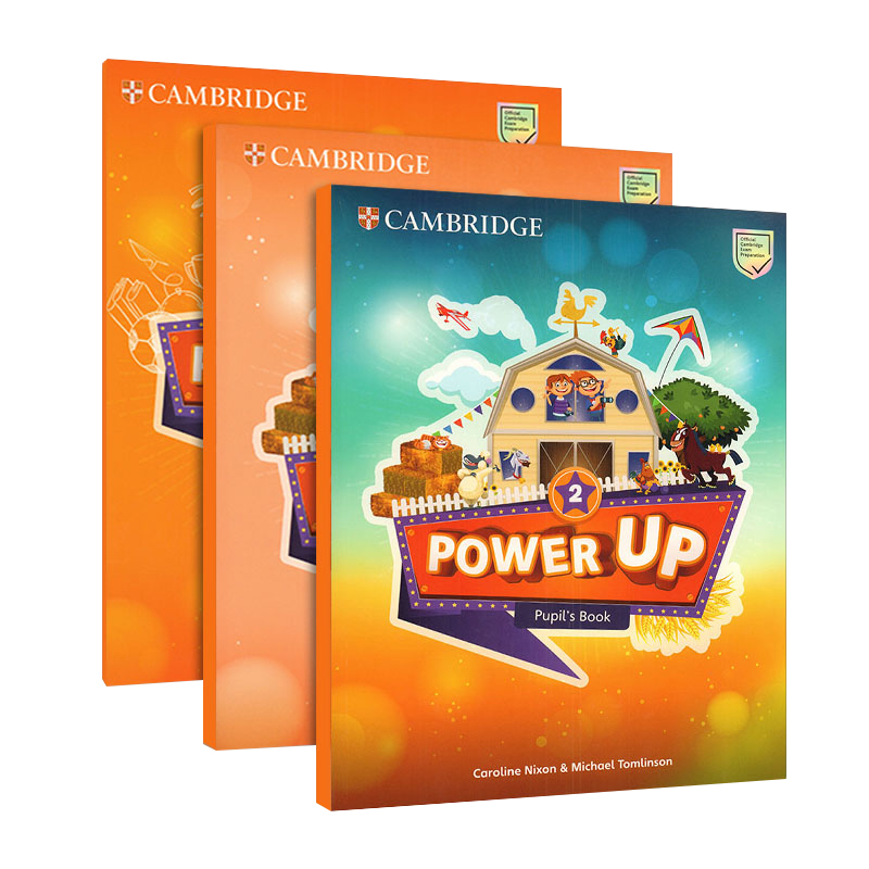 原版进口剑桥少儿英语教材Power Up 2级powerup剑桥英语教材小学英语教材YLE剑桥少儿英语考试听说读写剑桥词汇语法英文原版教材_虎窝淘