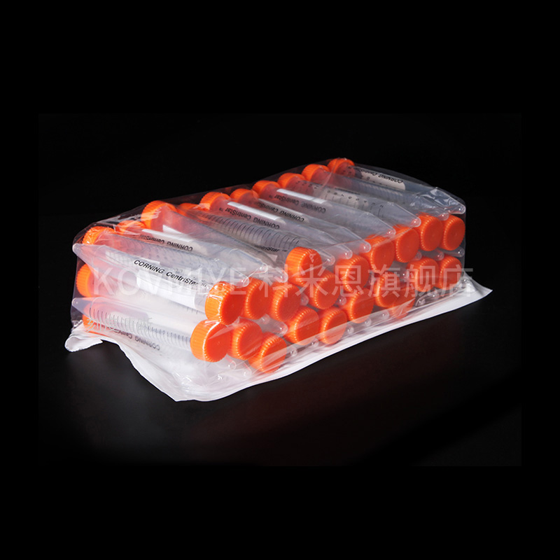 Corning康宁 430791尖底塑料离心管带刻度ep管 15毫升 15ml不带架密封盖灭菌无热源试管 50个/包_虎窝淘