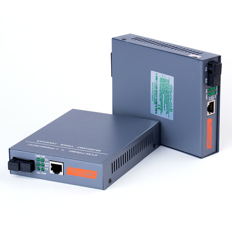 LHGD千兆单模单纤光纤收发器HTB-GS-03-A光电转换器内置电源A端_虎窝淘