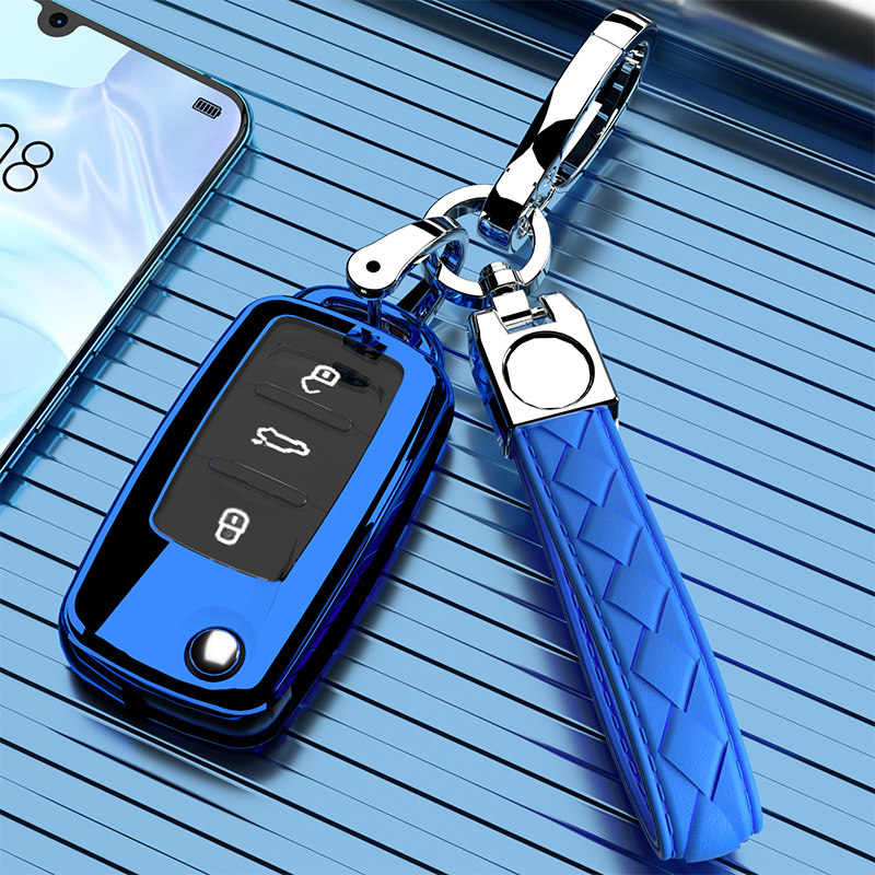 适用2022款大众捷达VA3钥匙保护套19款到21款捷达va3壳内饰全包扣_虎窝淘