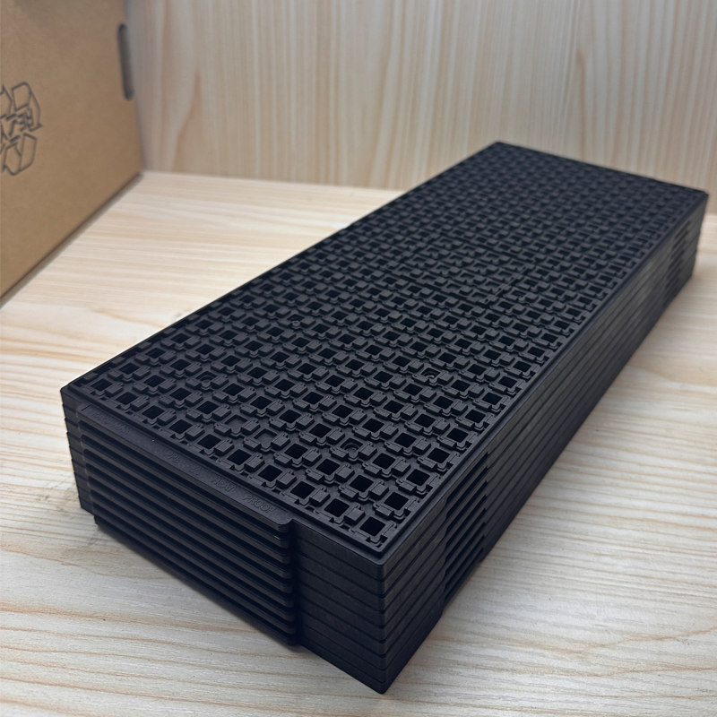 QFN封装 tray耐高温防静电IC电子元器件SMT周转烘干托盘芯片托盘_虎窝淘