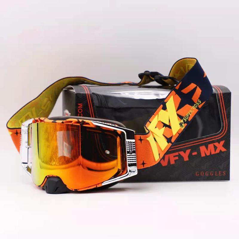 新款VFY摩托车越野风镜 3代快拆UV镜片防雾防风护目镜OTG近视眼镜_虎窝淘