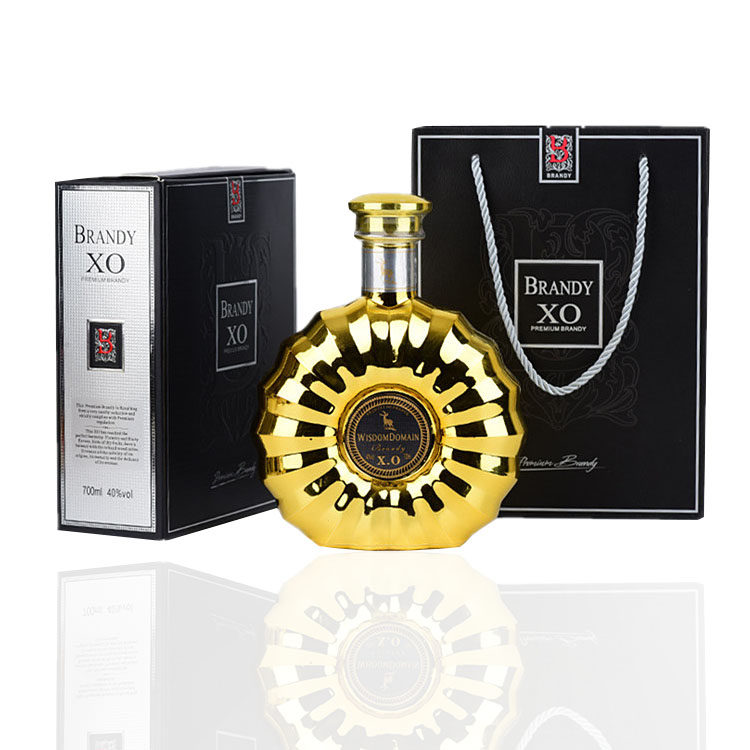 清货法国原瓶原装进口XO白兰地洋酒礼盒装500ML单瓶价包邮送礼酒_虎窝淘