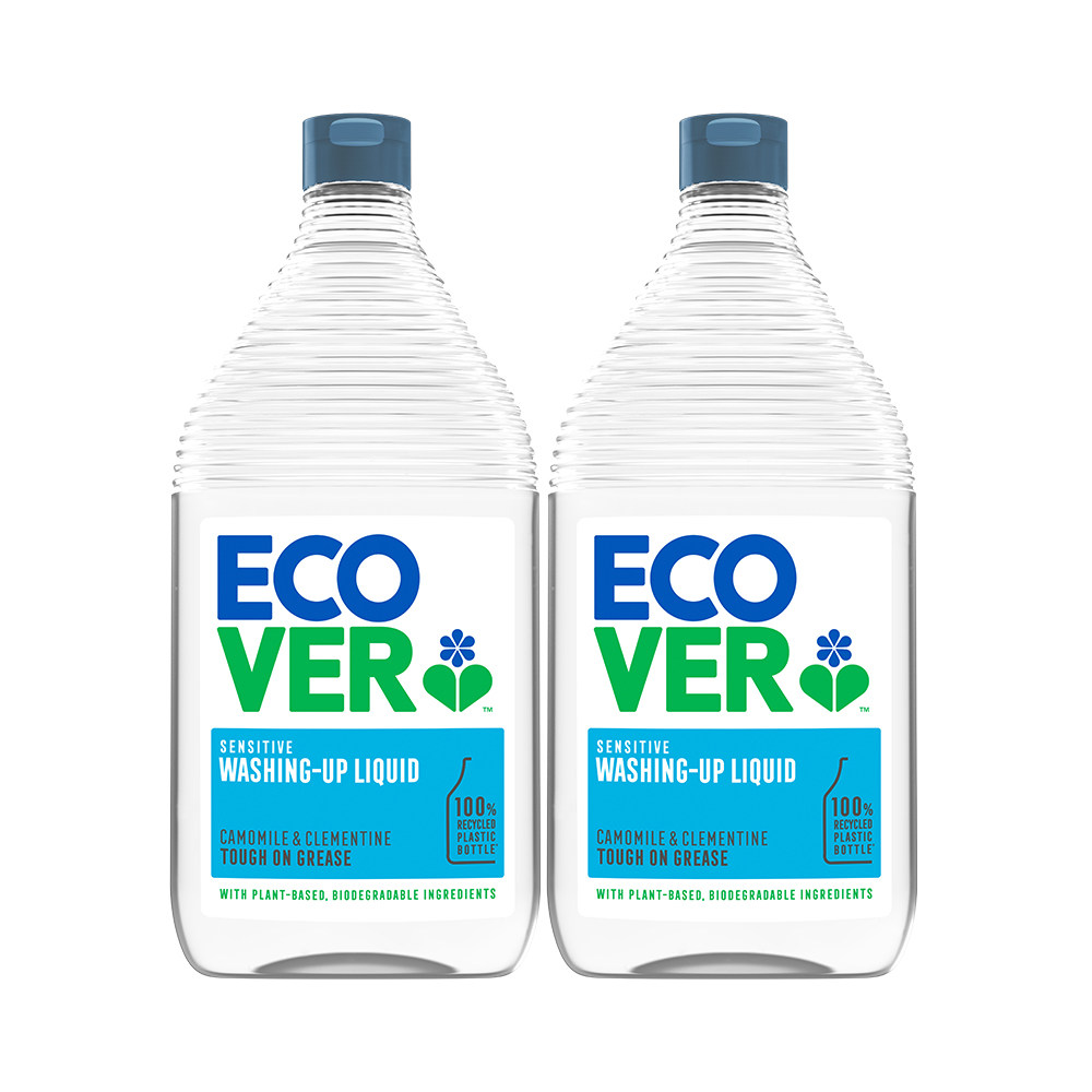 【自营】欧维洁ecover洋甘菊洗洁精食品级洗碗液950ml*2果蔬家用_虎窝淘