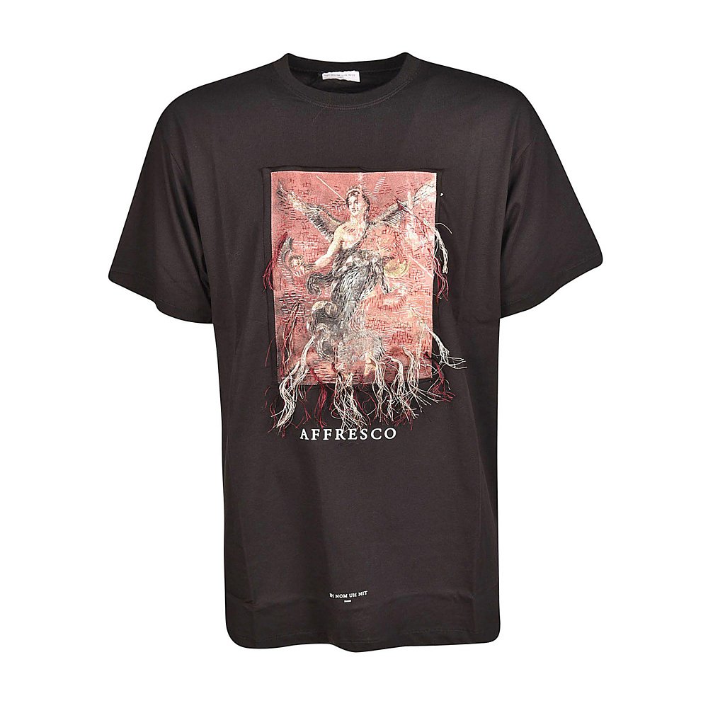 香港直邮Ih Nom Uh Nit印花装饰T恤 IHTSHIRTAFFRESCO1_虎窝淘