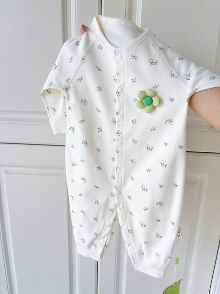 Four seasons newborn baby onesies spring and autumn new pure cotton ...