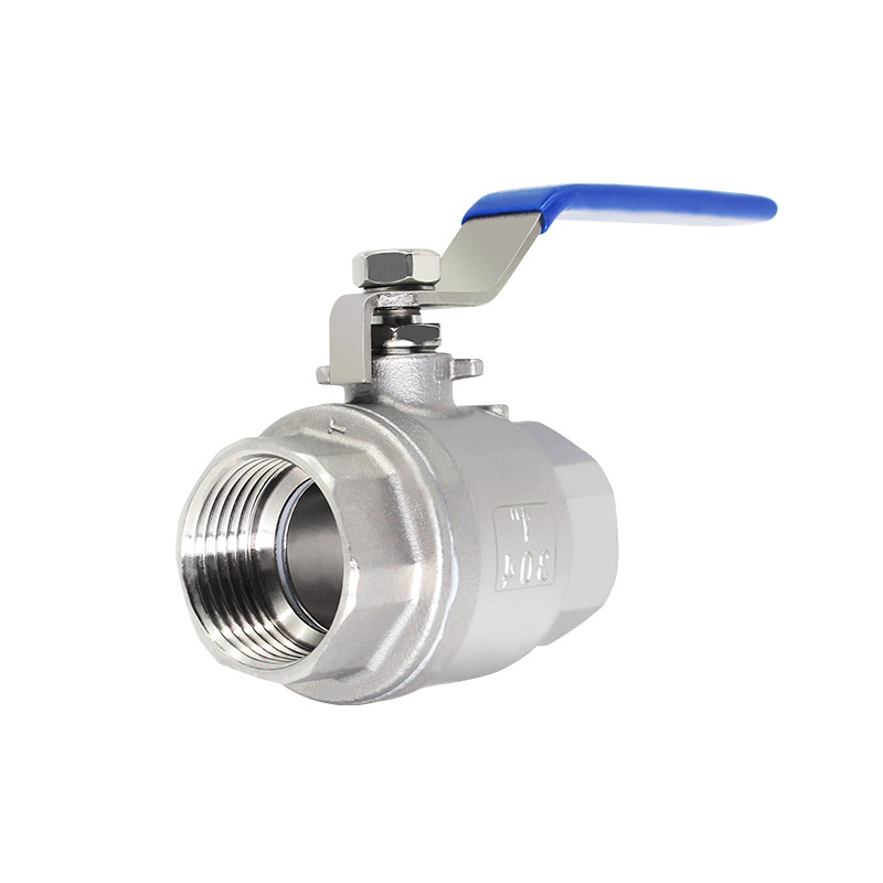 304不锈钢球阀二片式两片式4分1寸2寸内螺纹大流量阀门DN15中型阀_虎窝淘