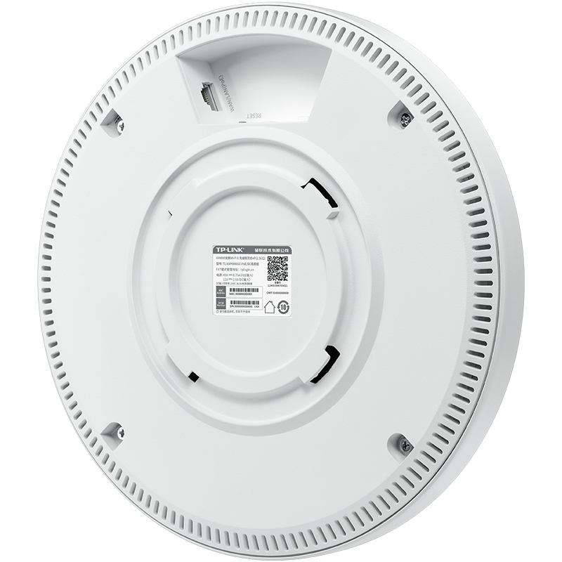 TP-LINK双频千兆无线WiFi6吸顶ap大带机量AX6000工作室游戏网络高密度大面积覆盖企业商用穿墙 XAP6000GC_虎窝淘