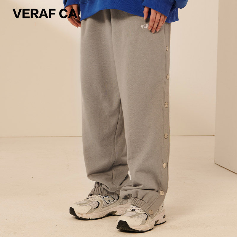 VFC/VERAF CA排扣裤高街春秋ins潮休闲男运动潮牌束脚长裤子运动_虎窝淘