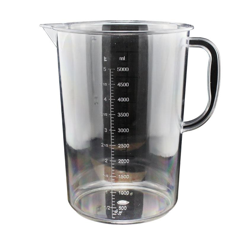 量杯带刻度奶茶店大容量PC量水壶容器测量杯冷热水壶计量杯5000ml_虎窝淘