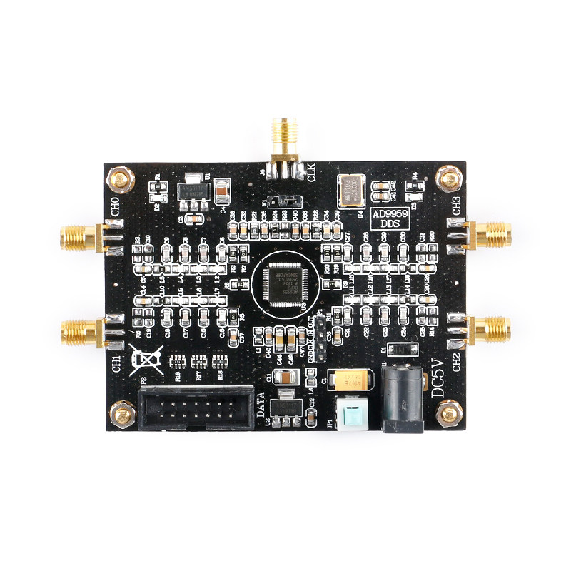 AD9959 DDS正弦波信号发生器 射频信号源 4通道 2路差分 1Hz-140M_虎窝淘