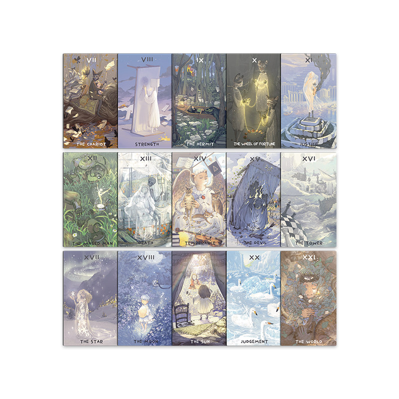 【现货】原装正版远方季风罗塔牌 Monsoon Tarot迷你78张min卡_虎窝淘