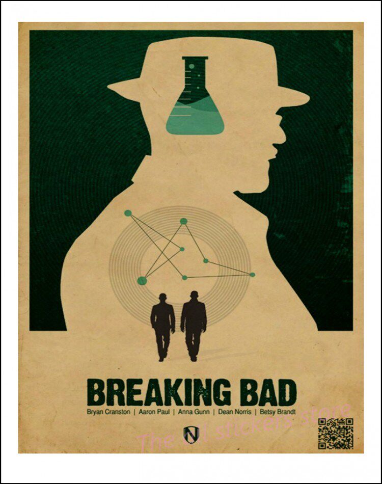 Breaking Bad Posters Movie Posters Vintage Kraft Paper Retr_虎窝淘