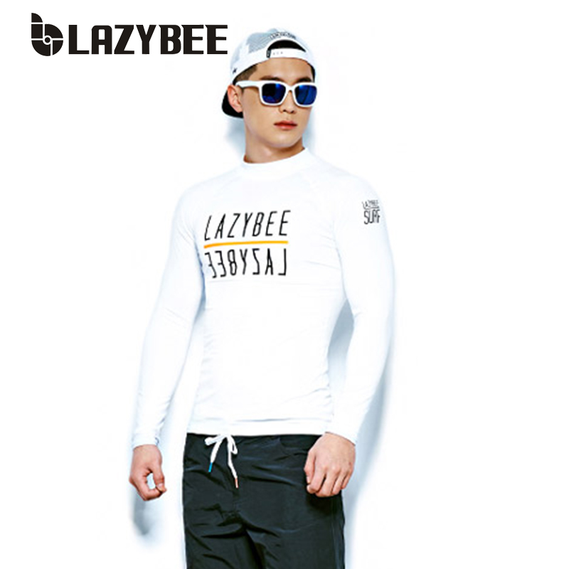 LAZYBEE潜水服女长袖水母浮潜冲浪泳衣速干防晒保暖自由深潜湿衣_虎窝淘