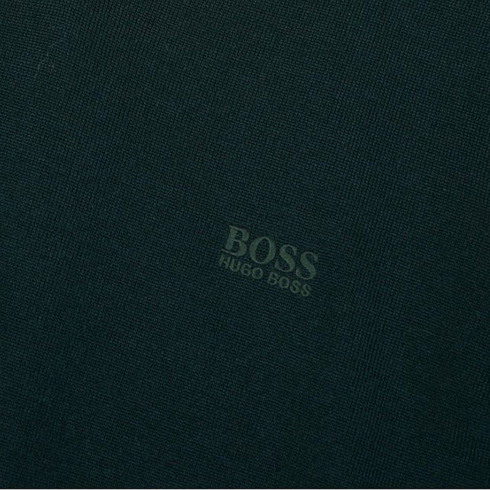 香港直邮HUGO BOSS男士墨绿色V领T恤 BATISSE-E-50298509-353_虎窝淘