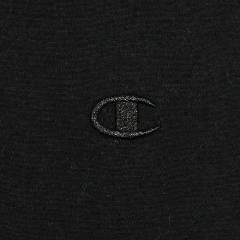 【自营】CHAMPION左胸暗标小logo白色圆领短袖T恤 regular线T0223_虎窝淘