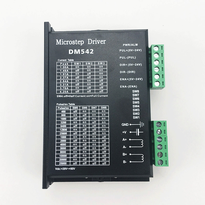DSP数字式42 57 86步进电机驱动器 DM542 128细分可替代雷赛M542_虎窝淘