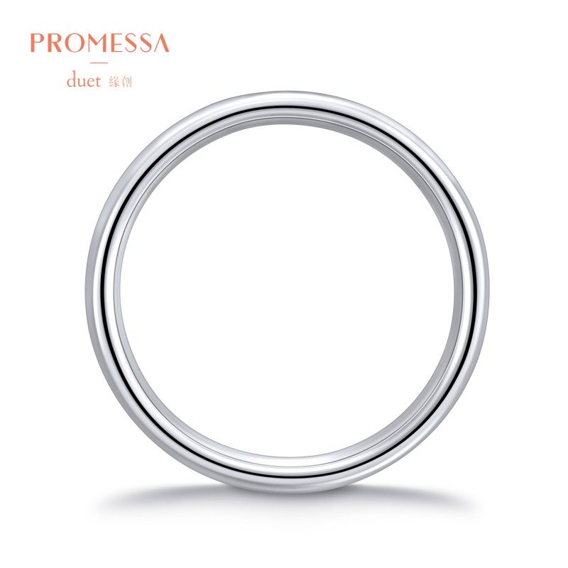 周生生PROMESSA缘创系列Pt950铂金白金戒指结婚情侣对戒款91567R_虎窝淘