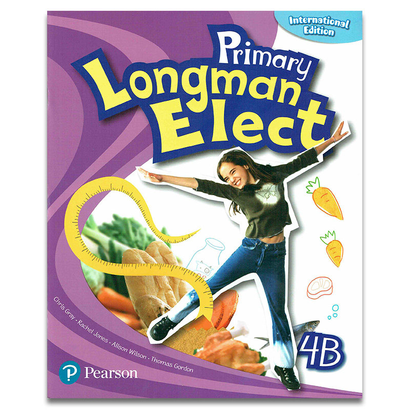 原版培生香港朗文小学英语教材Primary Longman Elect 4B学生书+4本练习册全套含课本 语法 听力 阅读 Workbook ...