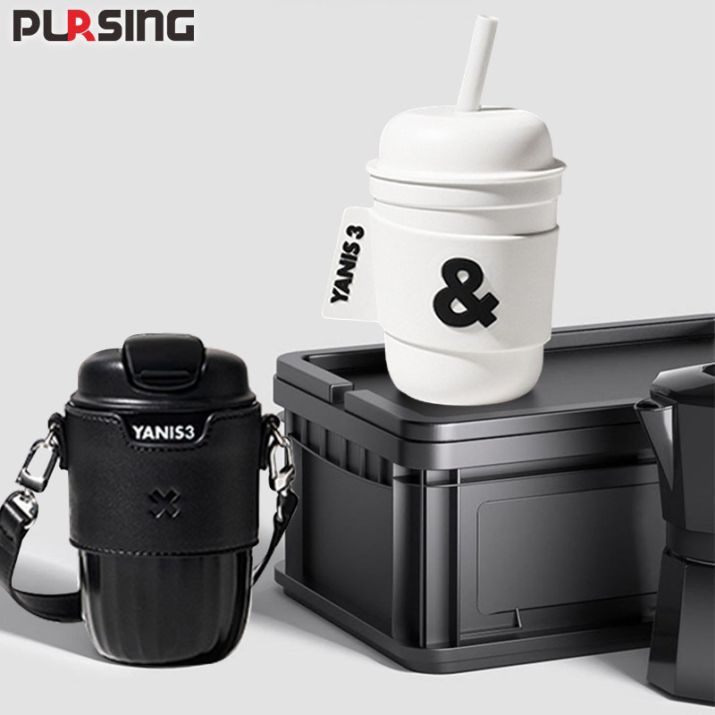 美国PURSING联名YANIS3随行咖啡杯高颜值男女学生水杯子316保温杯_虎窝淘
