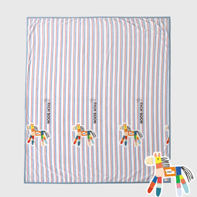 艾美家马上有钱云绒毯盖毯