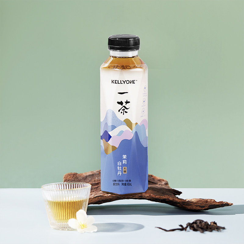 陈坤代言KELLYONE一茶无糖0脂茶饮料乌龙茉莉玫瑰花茶整箱450ml_虎窝淘