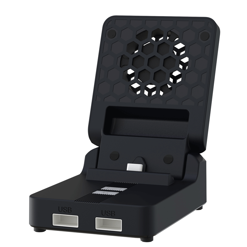 HONCAM switcholed底座便携ns充电散热连接电视转换器投屏器适用任天堂oled主机通用散热器switch支架配件_虎窝淘