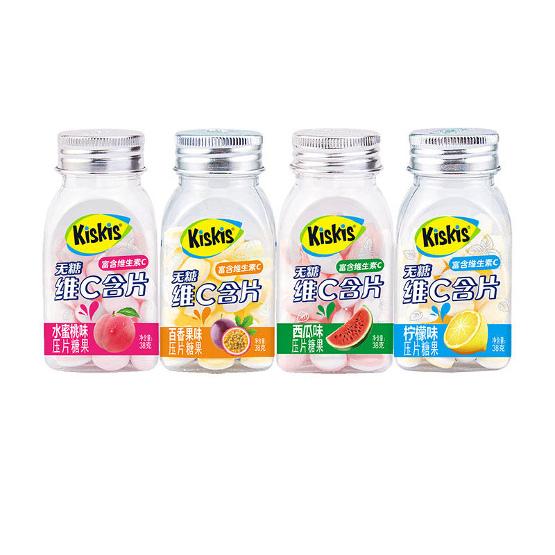 酷滋Kiskis维c冰润含片口气清新随身香体接吻薄荷糖23.09生产_虎窝淘