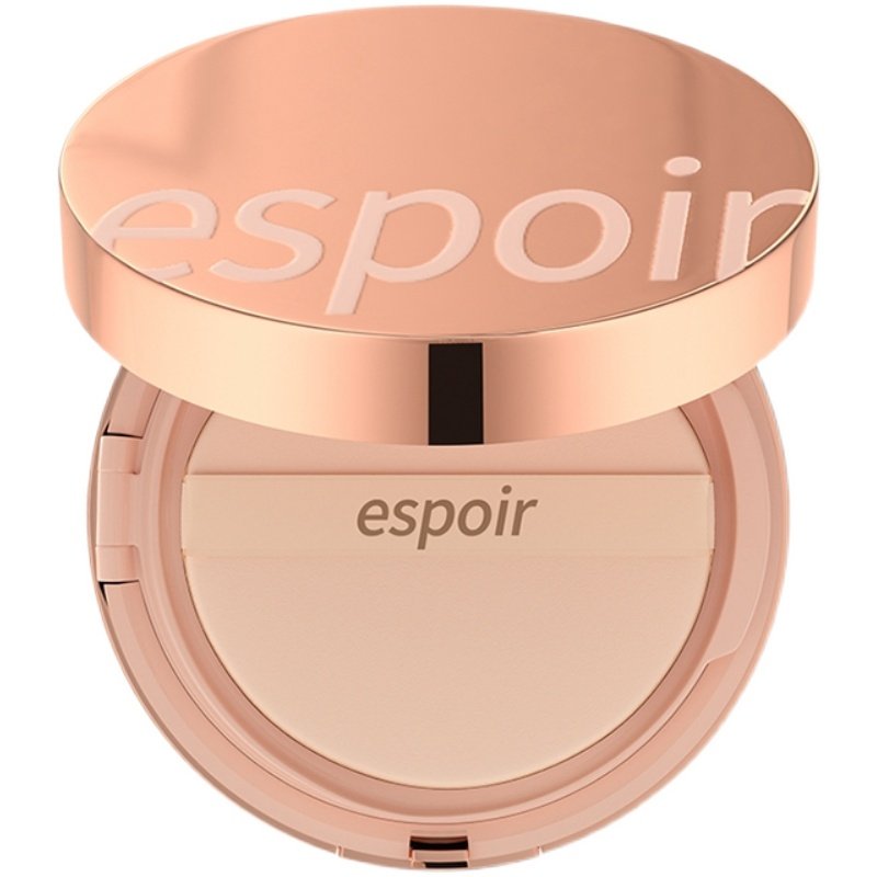 韩国espoir气垫旗舰店艾丝珀的水润遮瑕新款黑色气垫粉色粉底液b_虎窝淘