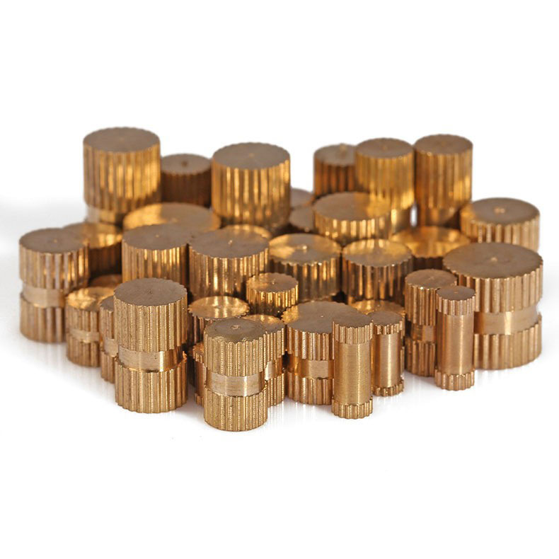 M6M8 盲孔/单通B型预埋件/注塑铜镶嵌件/滚花螺母*8/10/12/14/20_虎窝淘
