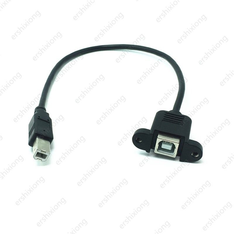 1PCS Right Angle USB Type B male to USB B female Printer Pa_虎窝淘