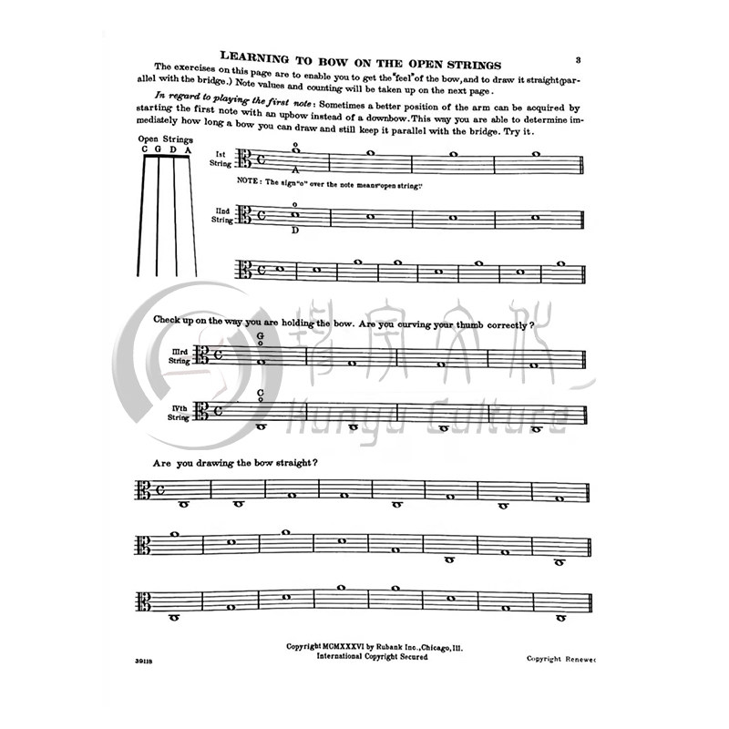 鲁班克练习法初级中提琴教材售完缺货原版乐谱书 Rubank Elementary Method Viola HL04470140_虎窝淘