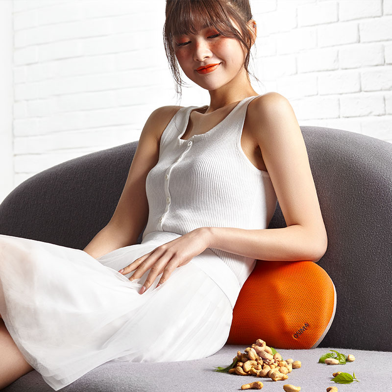 OSIM傲胜OS-102按摩枕车载揉捏颈椎按摩器腰部背部按摩仪靠垫_虎窝淘