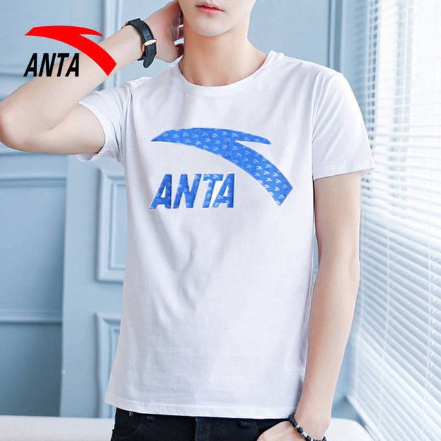 Anta short-sleeved T-shirt men's official flagship 2025 new summer ...