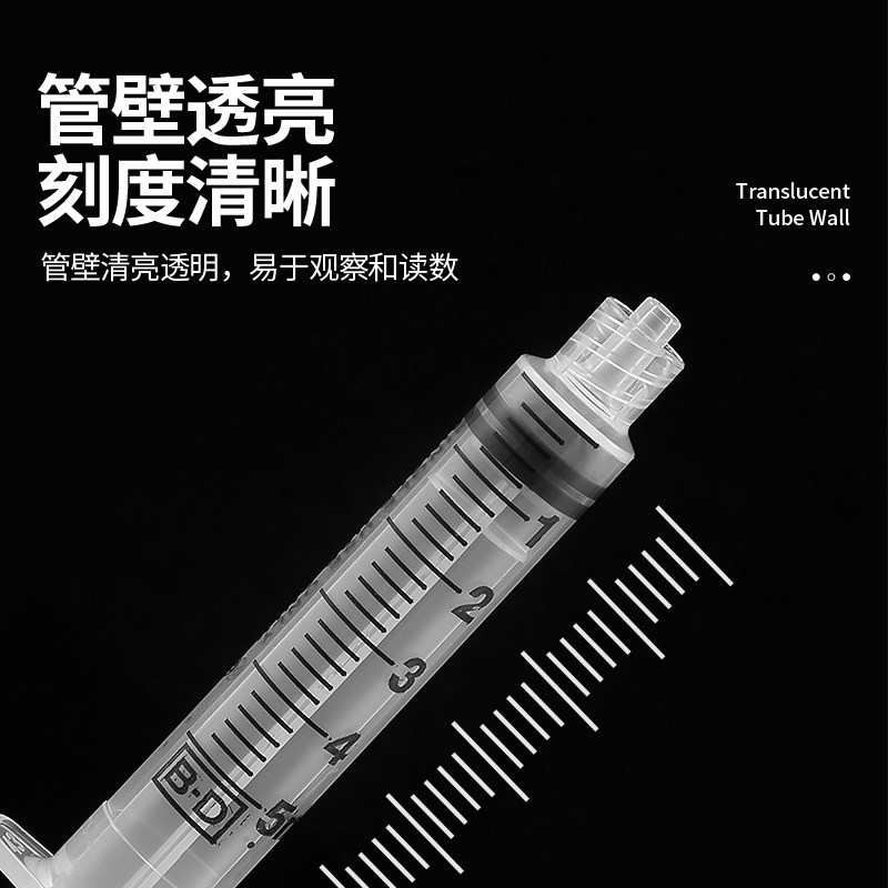 美国BD针管309628 302113 302135螺旋口注射器针筒1ml 3/5/10ml_虎窝淘
