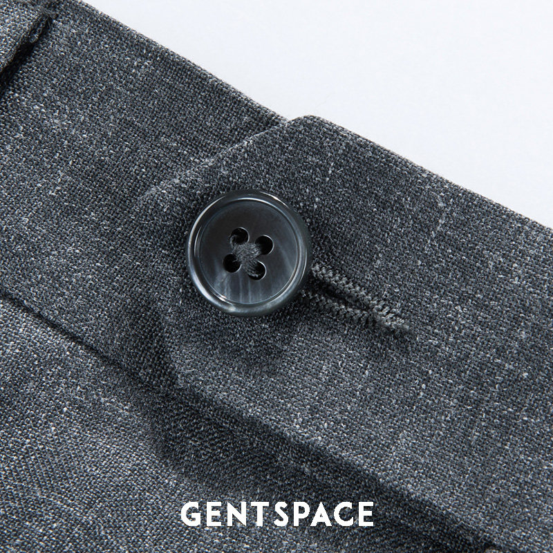 GENTSPACE春夏新品男士羊毛混纺商务正装礼服套西西裤_虎窝淘