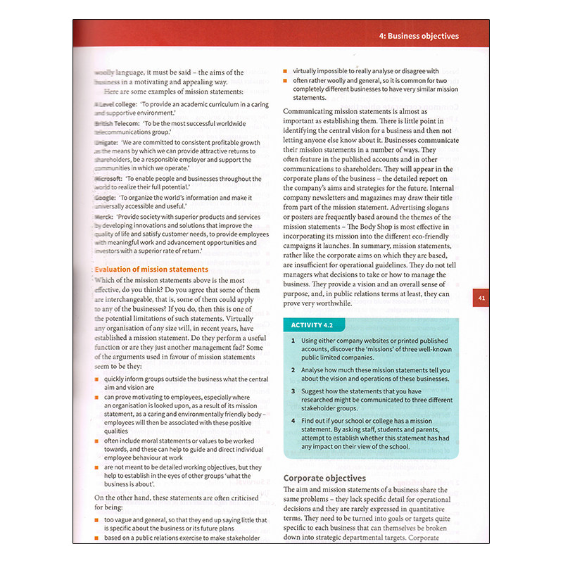现货 Cambridge International AS and A Level Business Coursebook学生书剑桥国际英语 ...