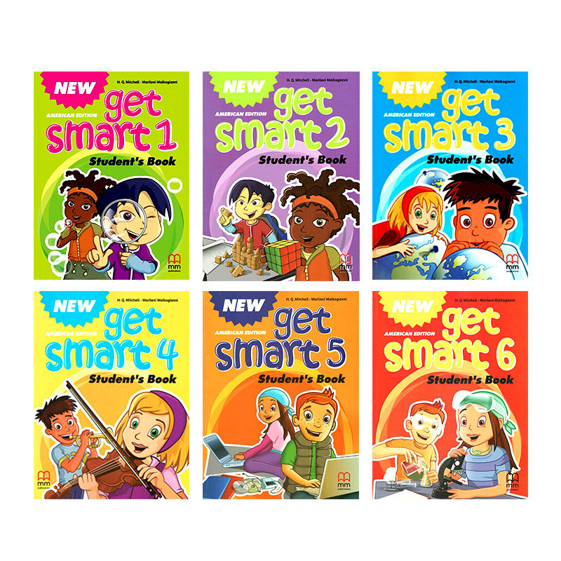 【量大优惠】getsmart教材新版new get smart 123456级别包含课本+练习册+CD 6-12岁少儿小学英语教材含教学资料 ...