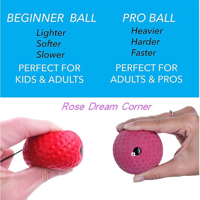 Boxing Reflex Ball Set 3 Difficulty Level Boxing Balls Speed_虎窝淘
