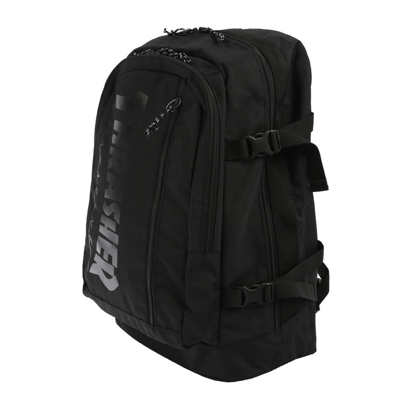 【THRASHER官方】JLP日版 FALME BACKPACK火焰logo标语双肩背包_虎窝淘