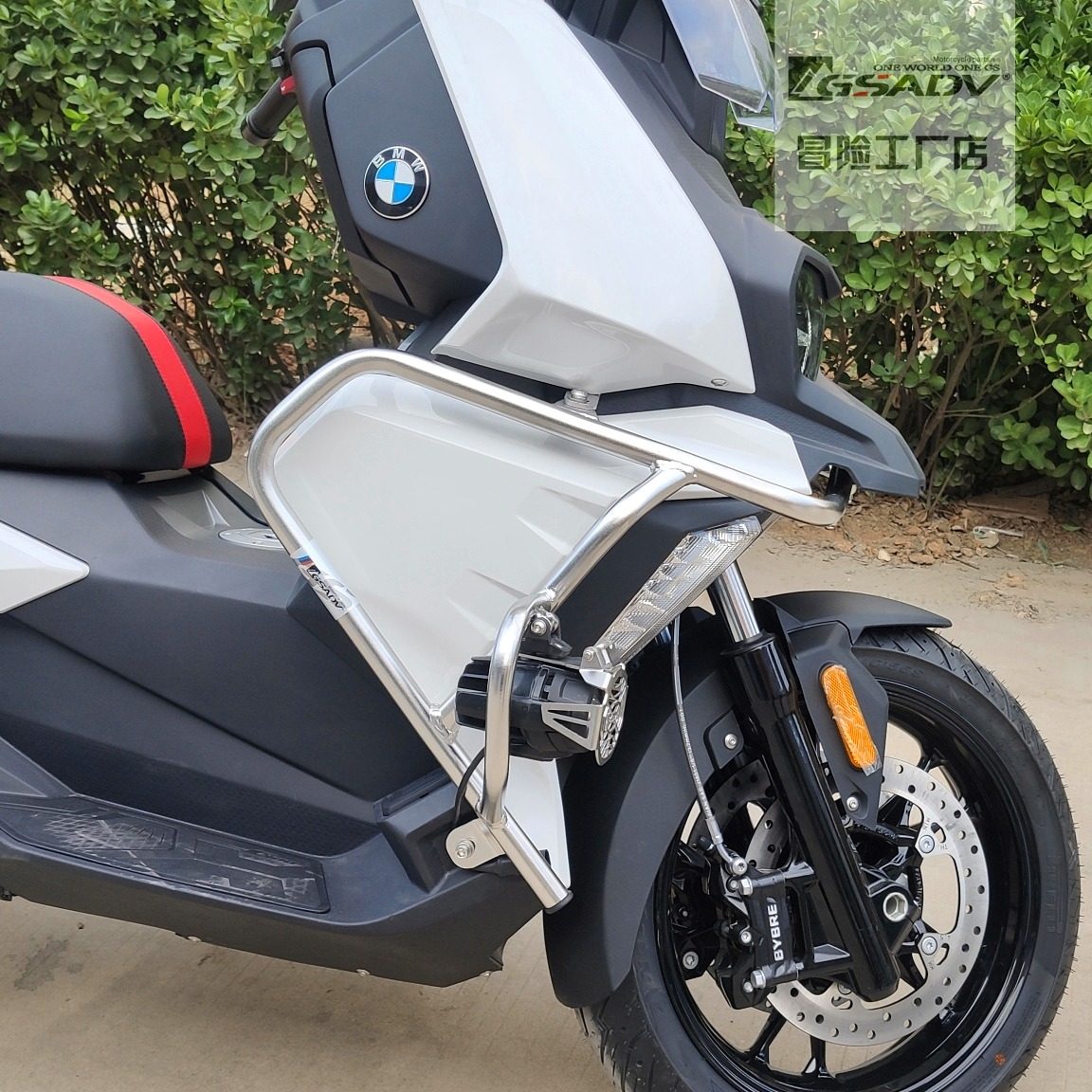 gsadv护杠适用BMW宝马C400X/C400GT踏板全包围保险杠改装防摔防撞_虎窝淘