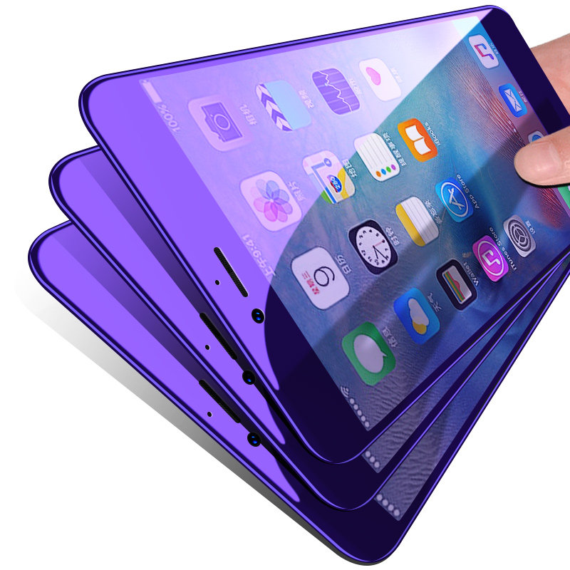 适用于苹果6钢化膜iphone6splus全屏覆盖苹果6s手机膜六6p抗蓝光护眼6sp全包边i6半屏玻璃ip防摔保护贴膜_虎窝淘
