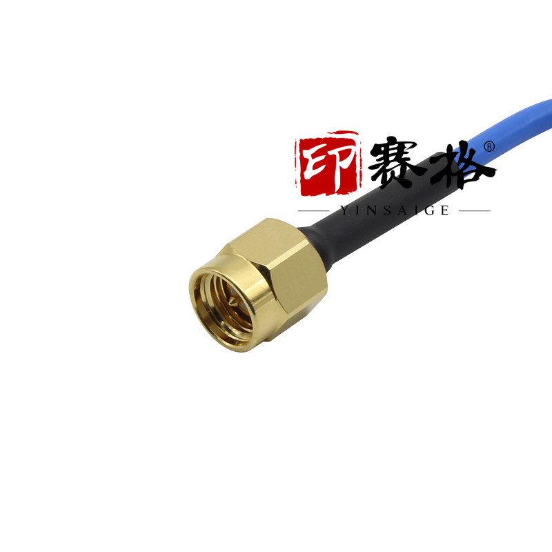 SMA-j公转SMP-k母转接线 RG405半柔线GPO接头SMA转SMP延长线10G_虎窝淘