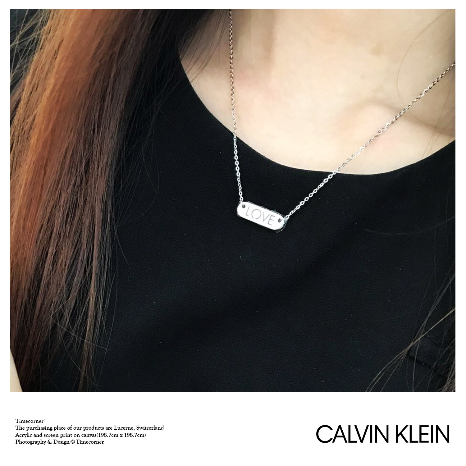 NECKLACE- 2017 CALVIN KLEIN MESSAGE KJ7CPN1002- CK情侣项链_虎窝淘