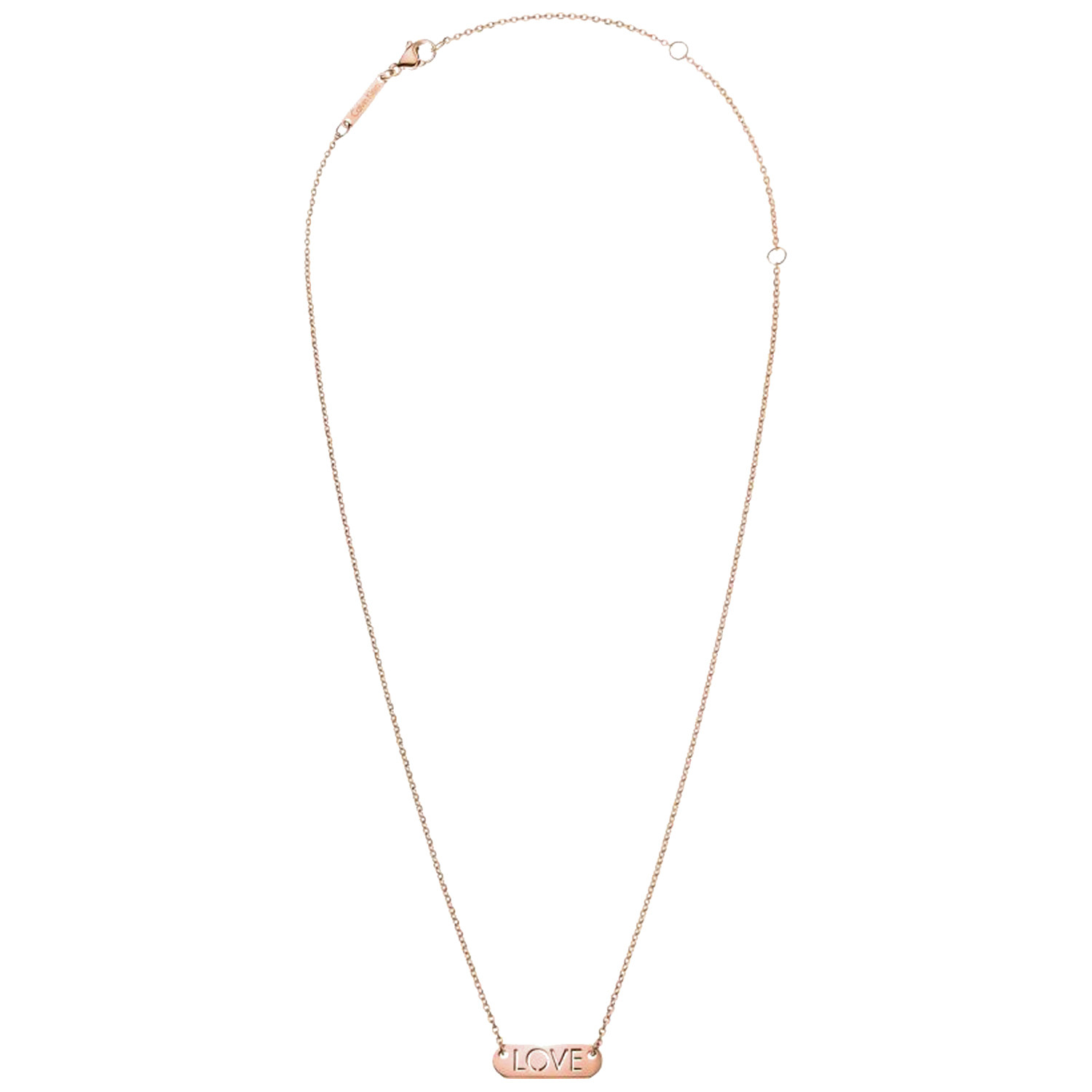 NECKLACE- 2017 CALVIN KLEIN MESSAGE KJ7CPN1002- CK情侣项链_虎窝淘