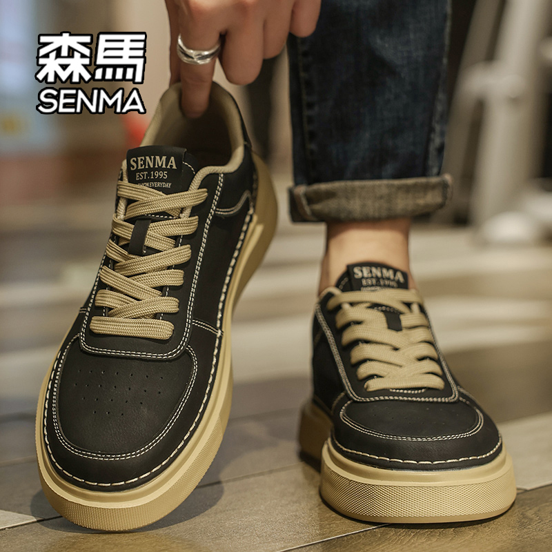 森马旗舰店爆款新品男鞋休闲板鞋