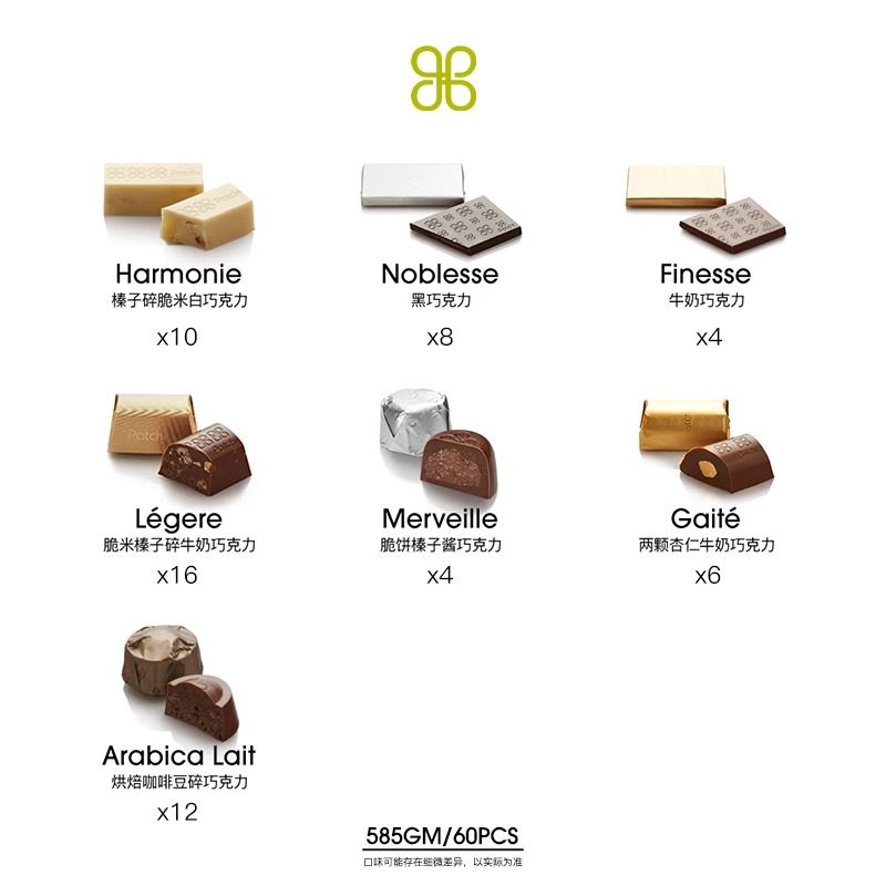 【假一赔十】Patchi迪拜芭驰进口巧克力礼盒年货礼物高端夹心零食_虎窝淘